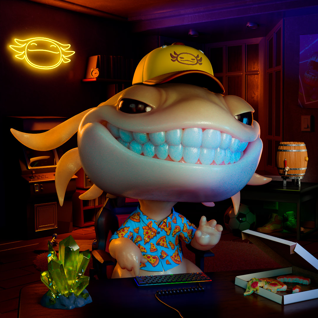 Geexolotls - The geek NFT Collection you've been waiting for, dude!