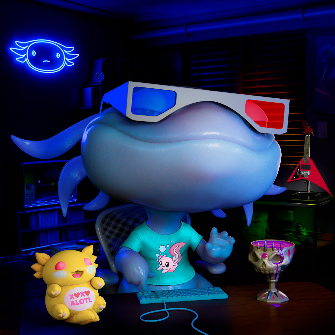 Geexolotls - The geek NFT Collection you've been waiting for, dude!