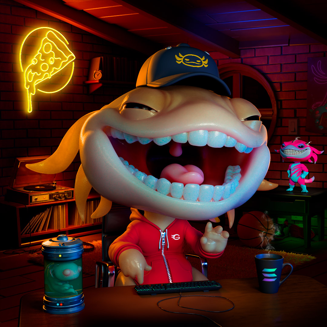 Geexolotls - The geek NFT Collection you've been waiting for, dude!