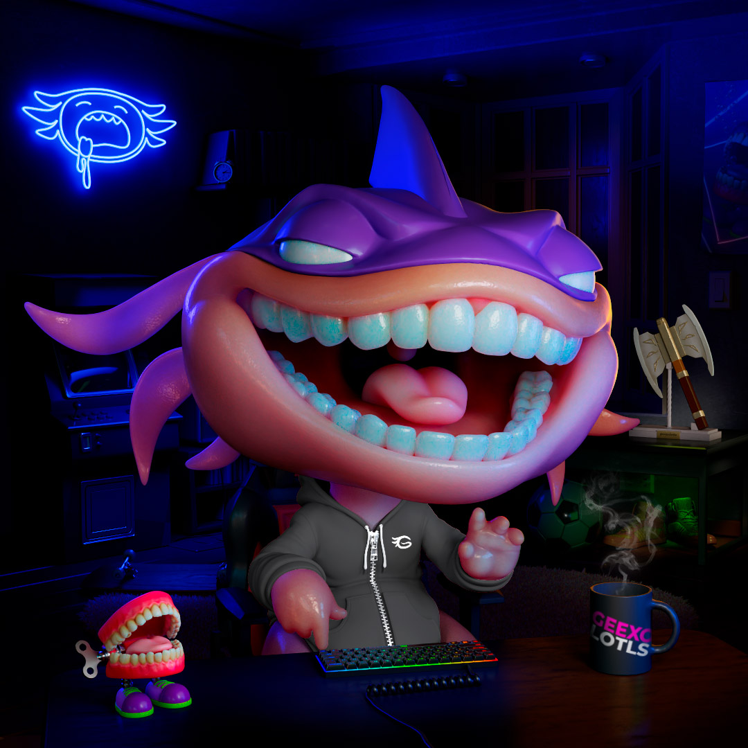 Geexolotls - The geek NFT Collection you've been waiting for, dude!