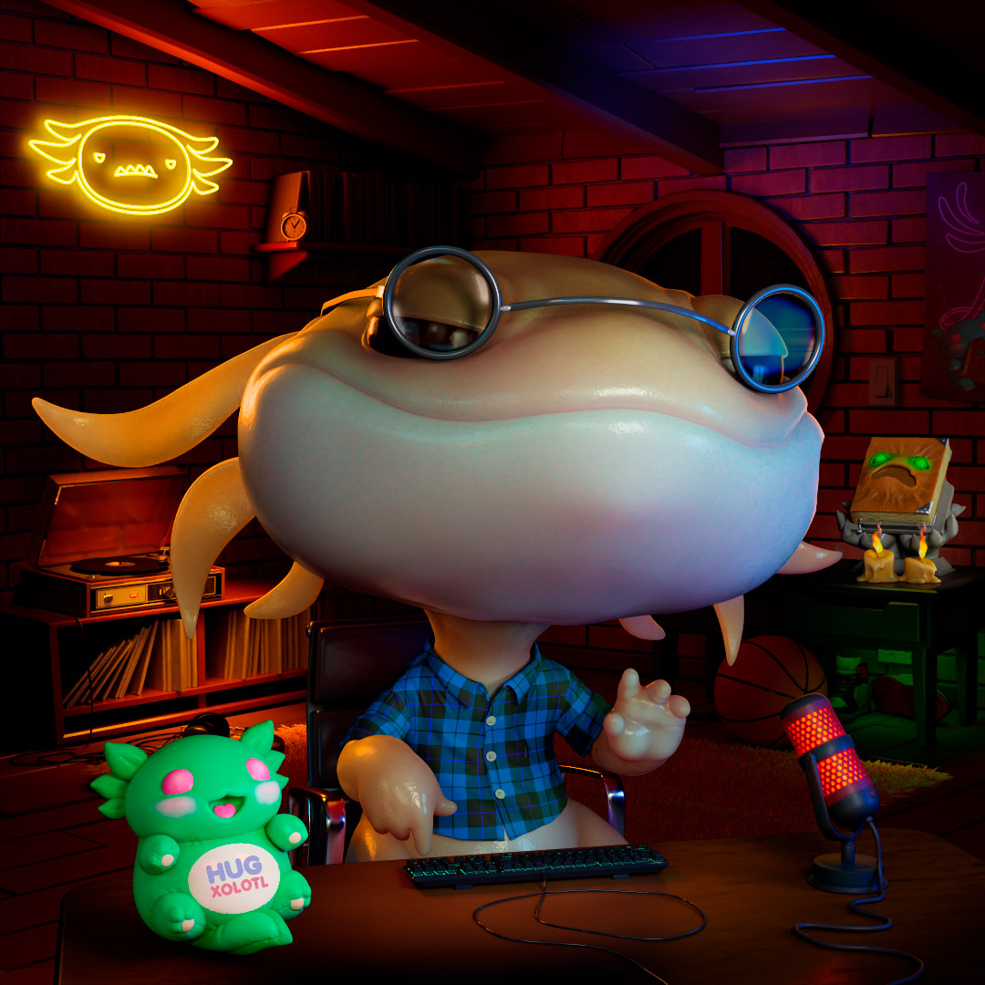 Geexolotls - The geek NFT Collection you've been waiting for, dude!